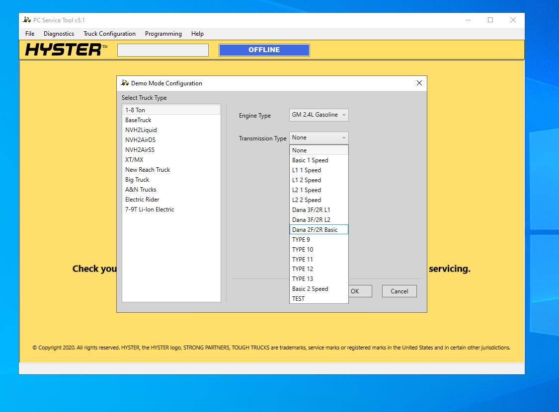 Hyster PC Service Tool v5.10.02 4/2026Diagnostic Software – truck-carepc
