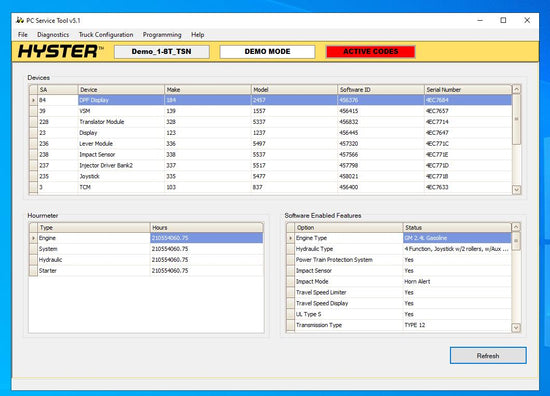 Hyster PC Service Tool v5.10.02 4/2026Diagnostic Software – truck-carepc